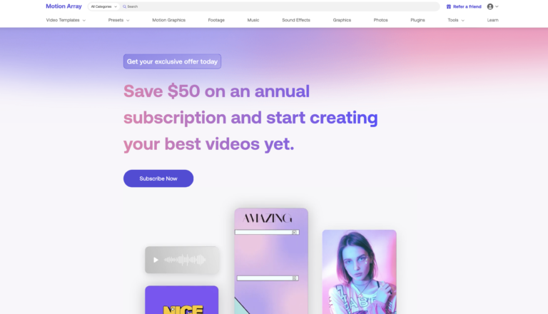 Envato ElementsとMotion Arrayを徹底比較 | 久保直之